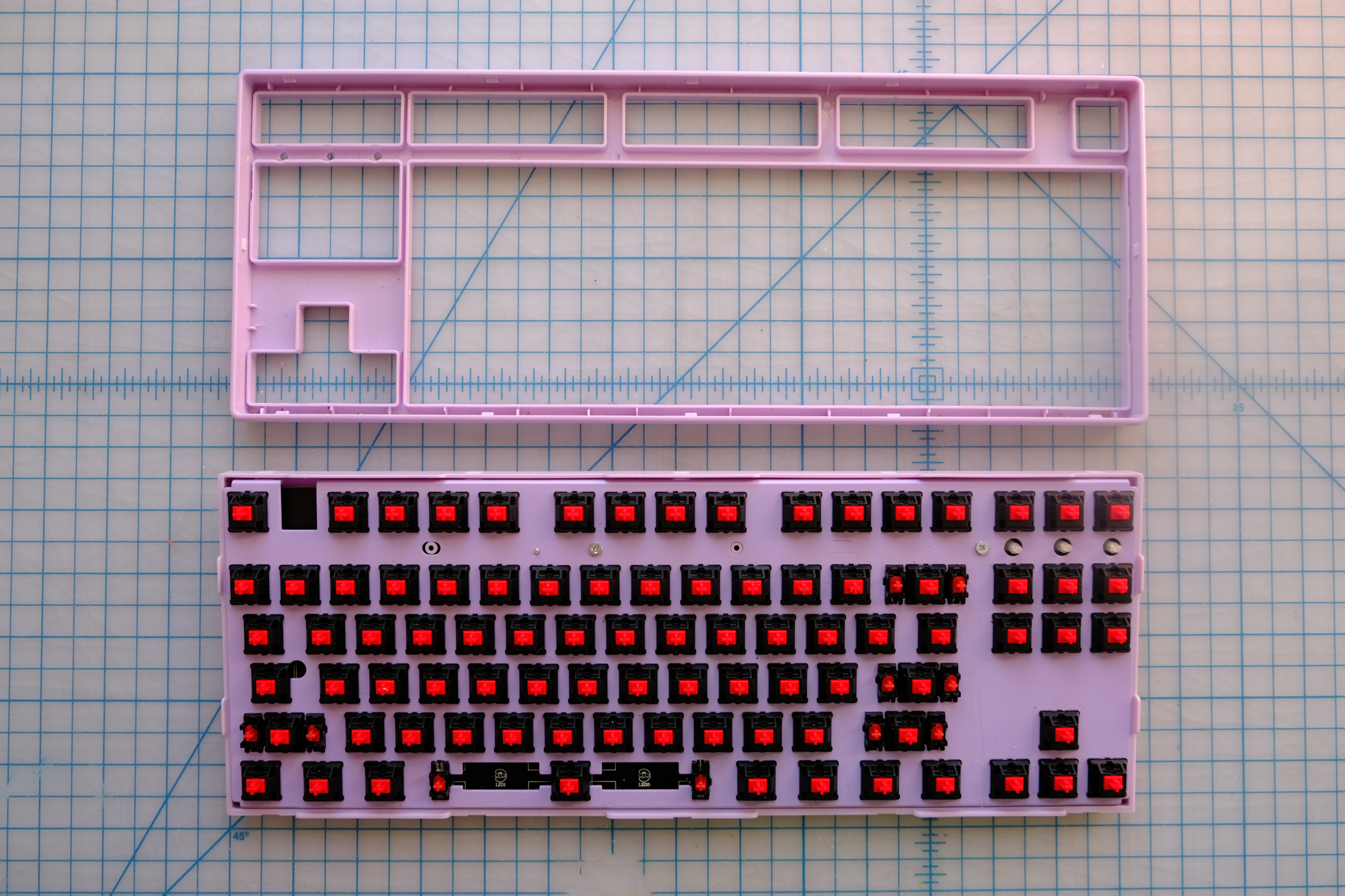lavender keyboard mod – analog girl in a digital world