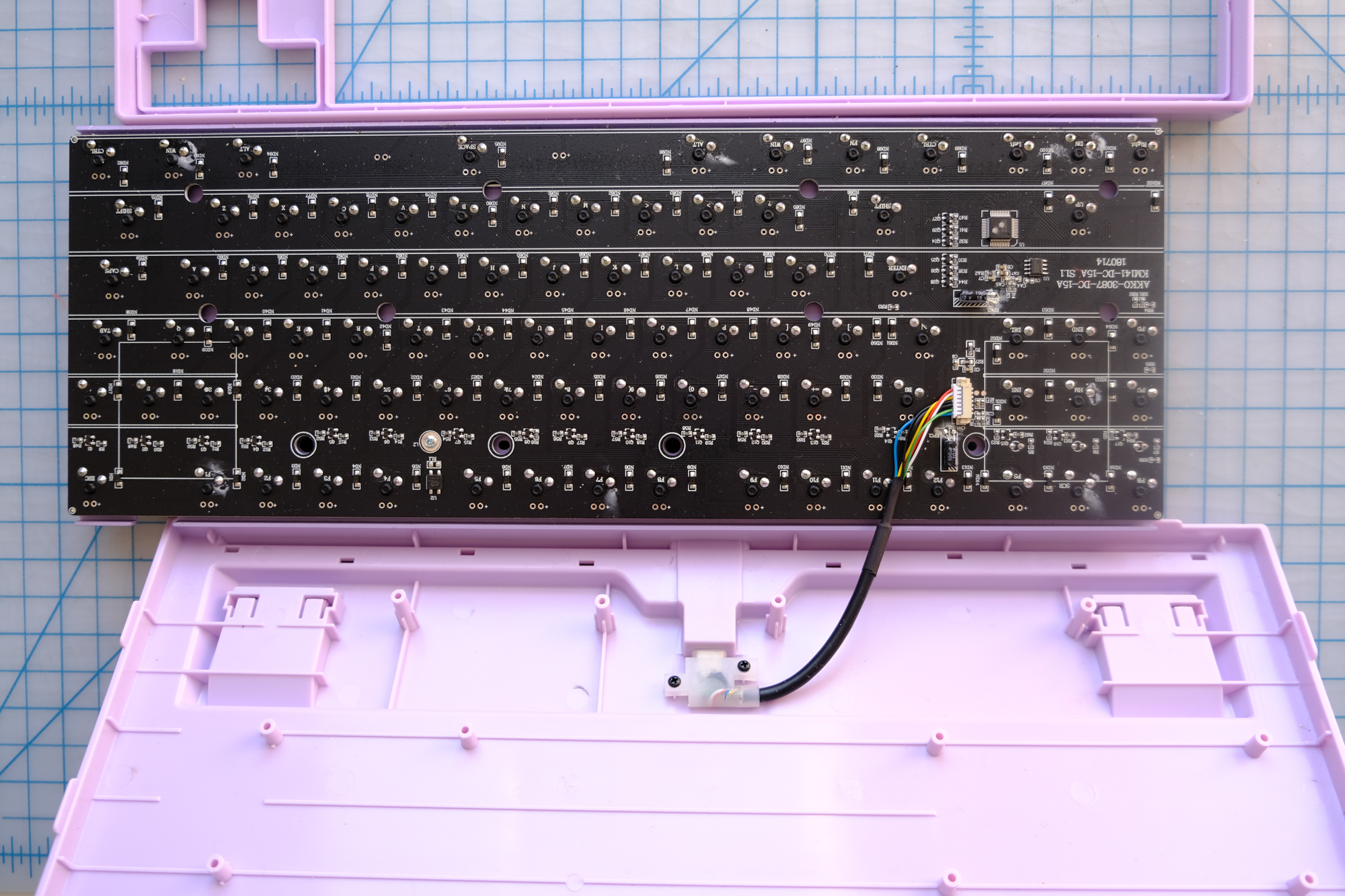 lavender keyboard mod – analog girl in a digital world