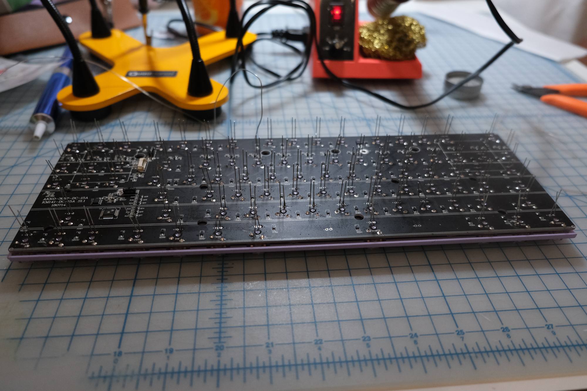 lavender keyboard mod – analog girl in a digital world