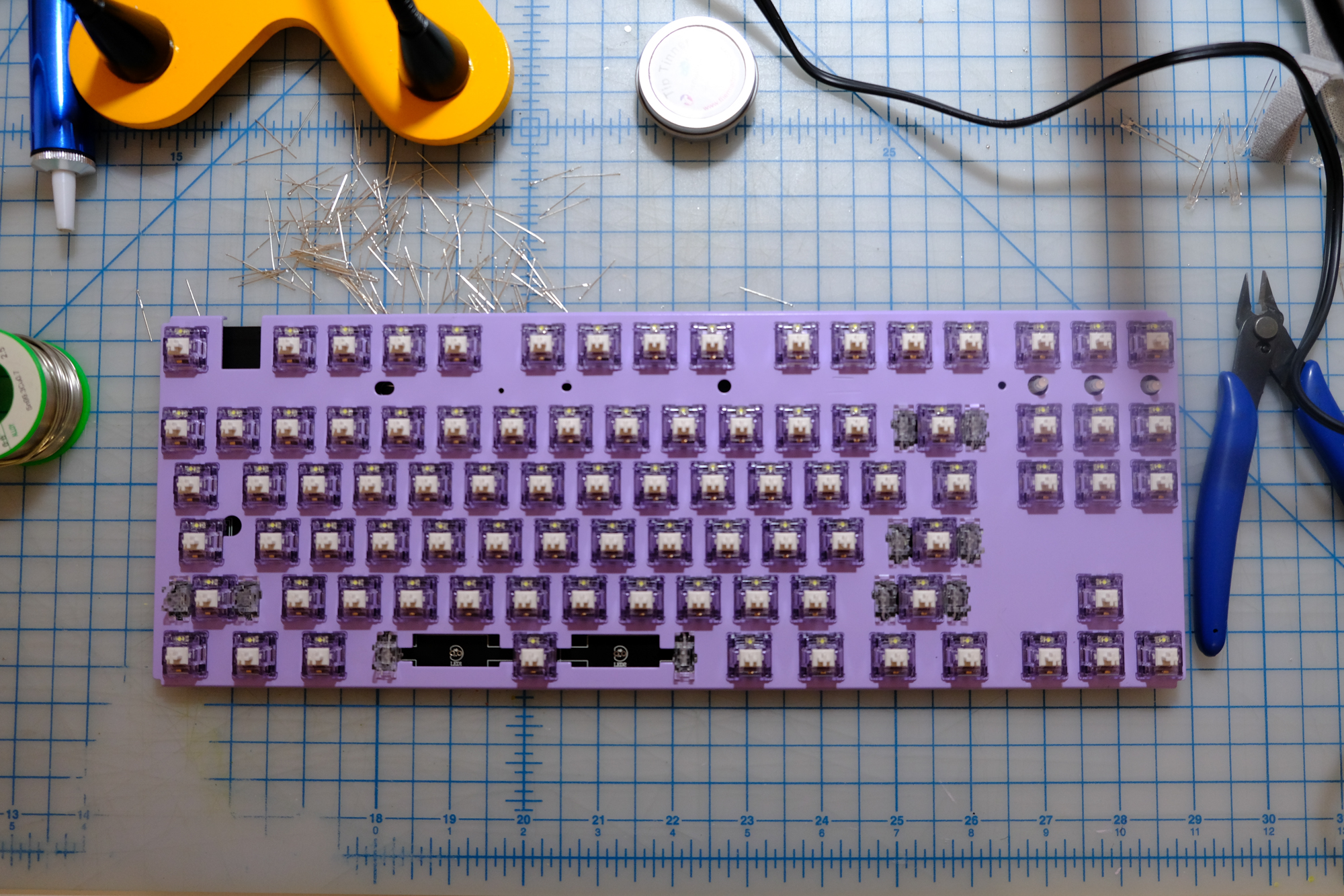 lavender keyboard mod – analog girl in a digital world
