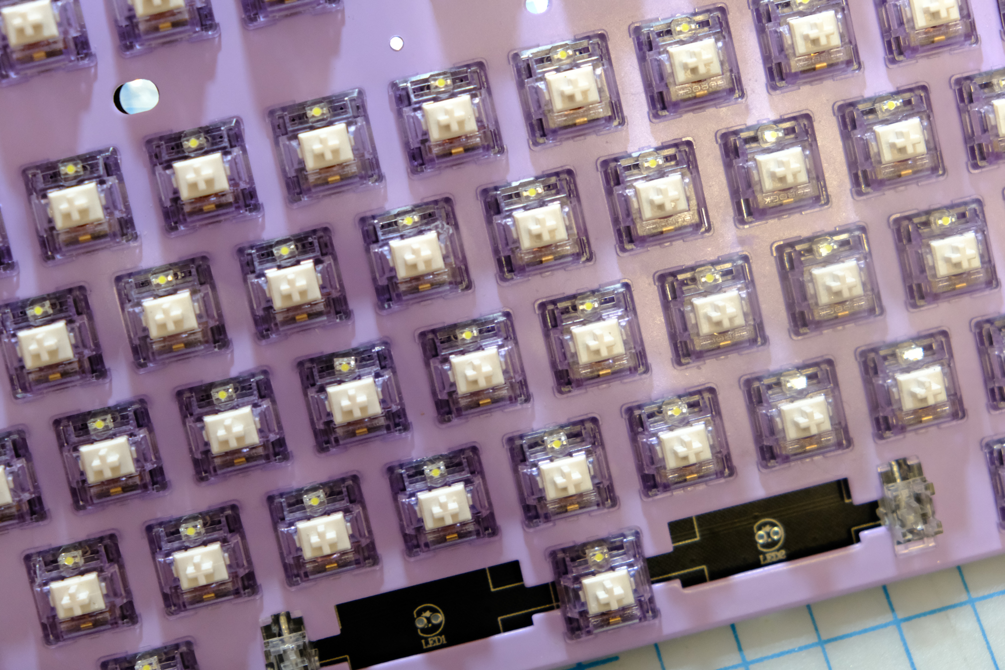 lavender keyboard mod – analog girl in a digital world