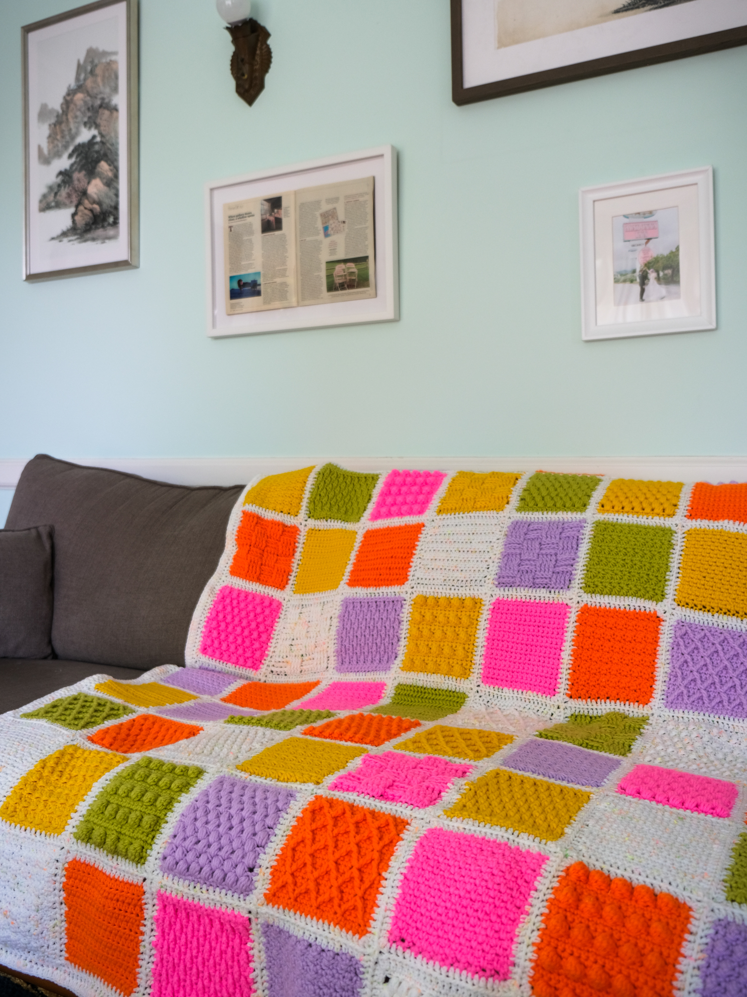 crochet sampler blanket – analog girl in a digital world